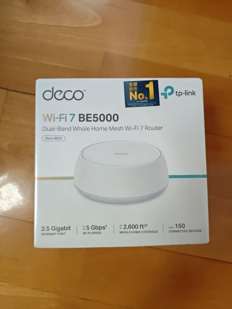 TP-Link Deco Wi-Fi 7 BE5000 路由器, 電腦＆科技, 電腦周邊及配件, Wifi及上網相關產品 - Carousell