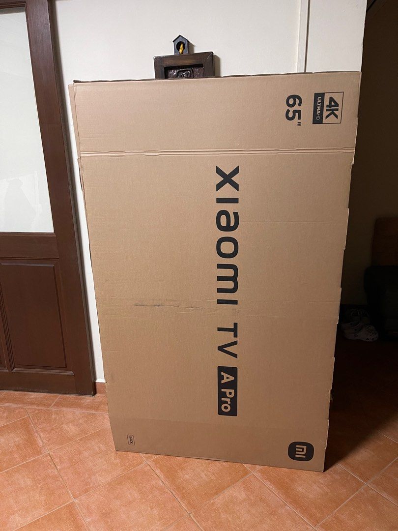 TV Cardboard box 65" w styrofoam, TV & Home Appliances, TV ...