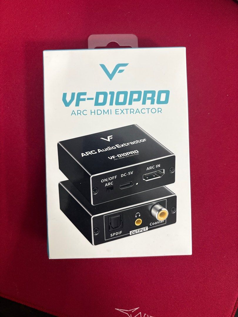Vinnfier VF D10PRO ARC HDMI Extractor Premium Audio Interface with SPDIF, Coaxial, and 3.5mm ...