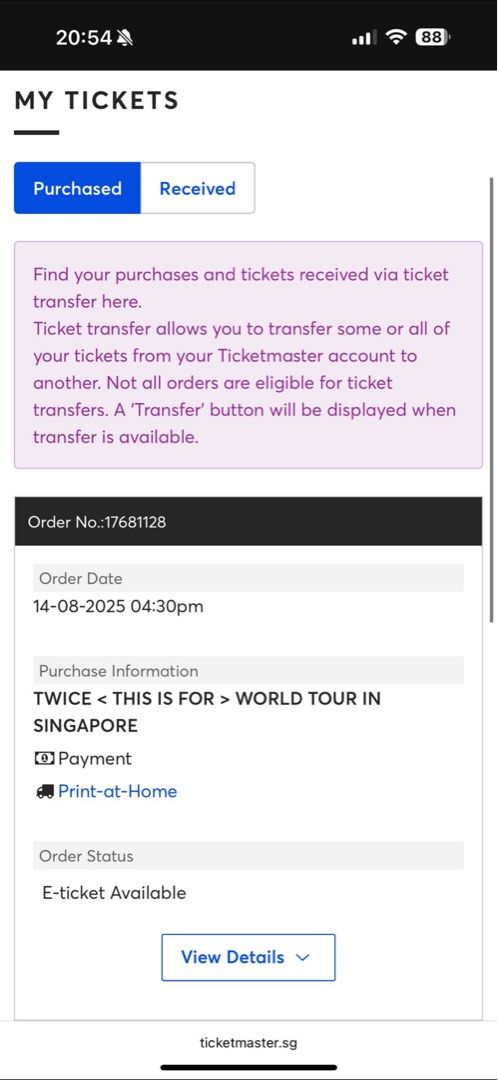 x2 TWICE World Tour in Singapore - VIP Seated, Tickets & Vouchers ...