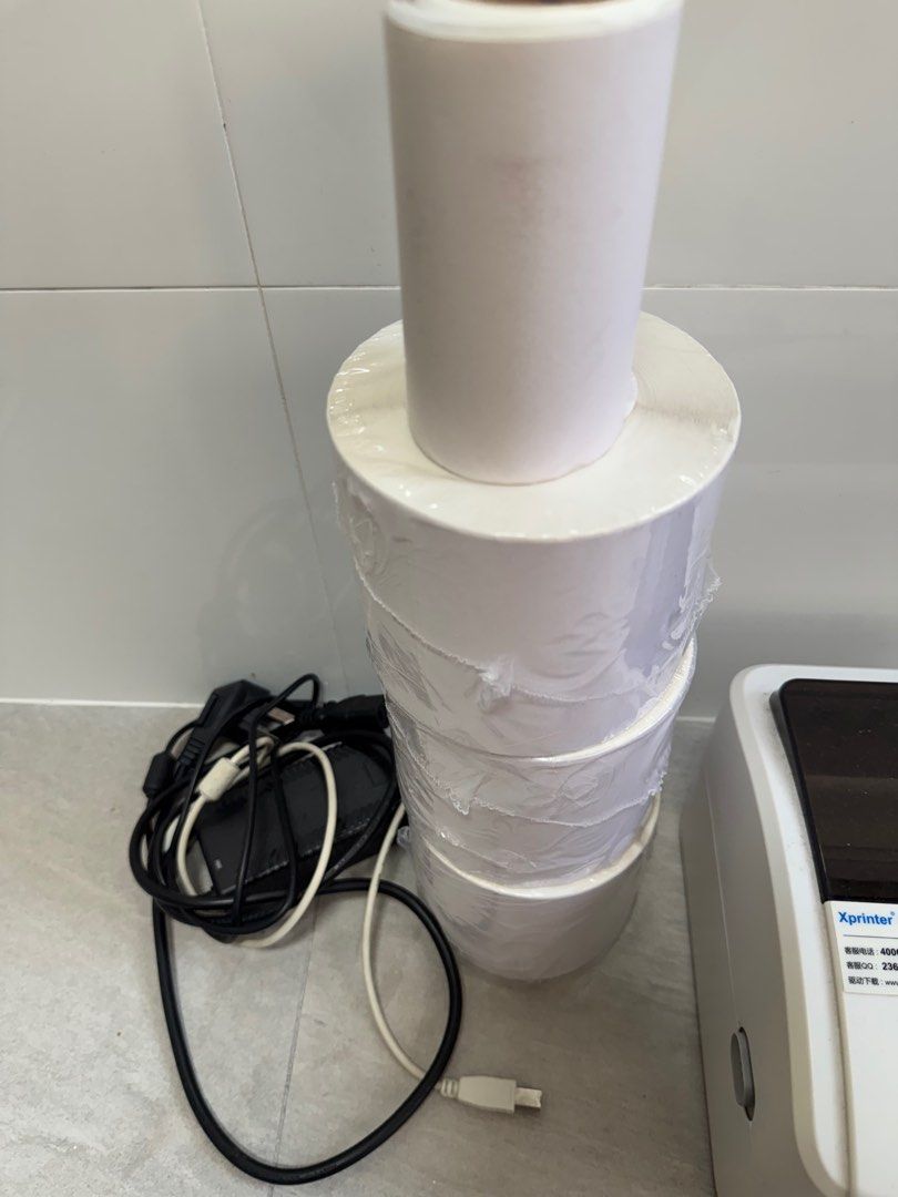 Xprinter Label Printer with Rolls of Labels, Computers & Tech, Printers ...