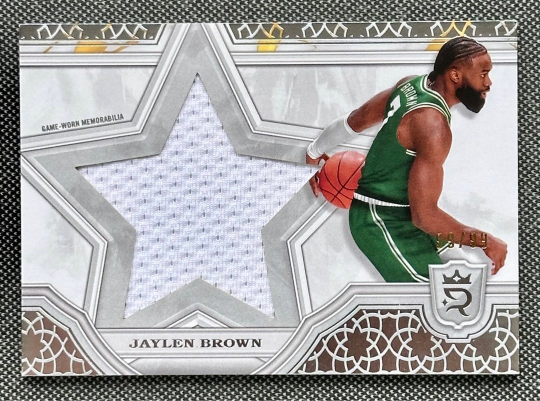 2023 NBA JAYLEN BROWN /99 Topps Royalty Star Relics Game Worn Patch ...