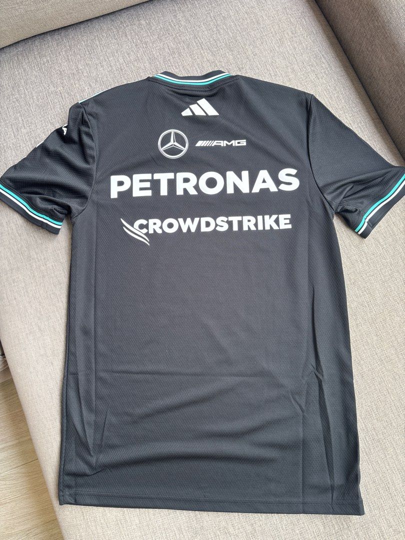2025 Adidas Mercedes-AMG Petronas and F1 Team Jersey, Men's Fashion ...