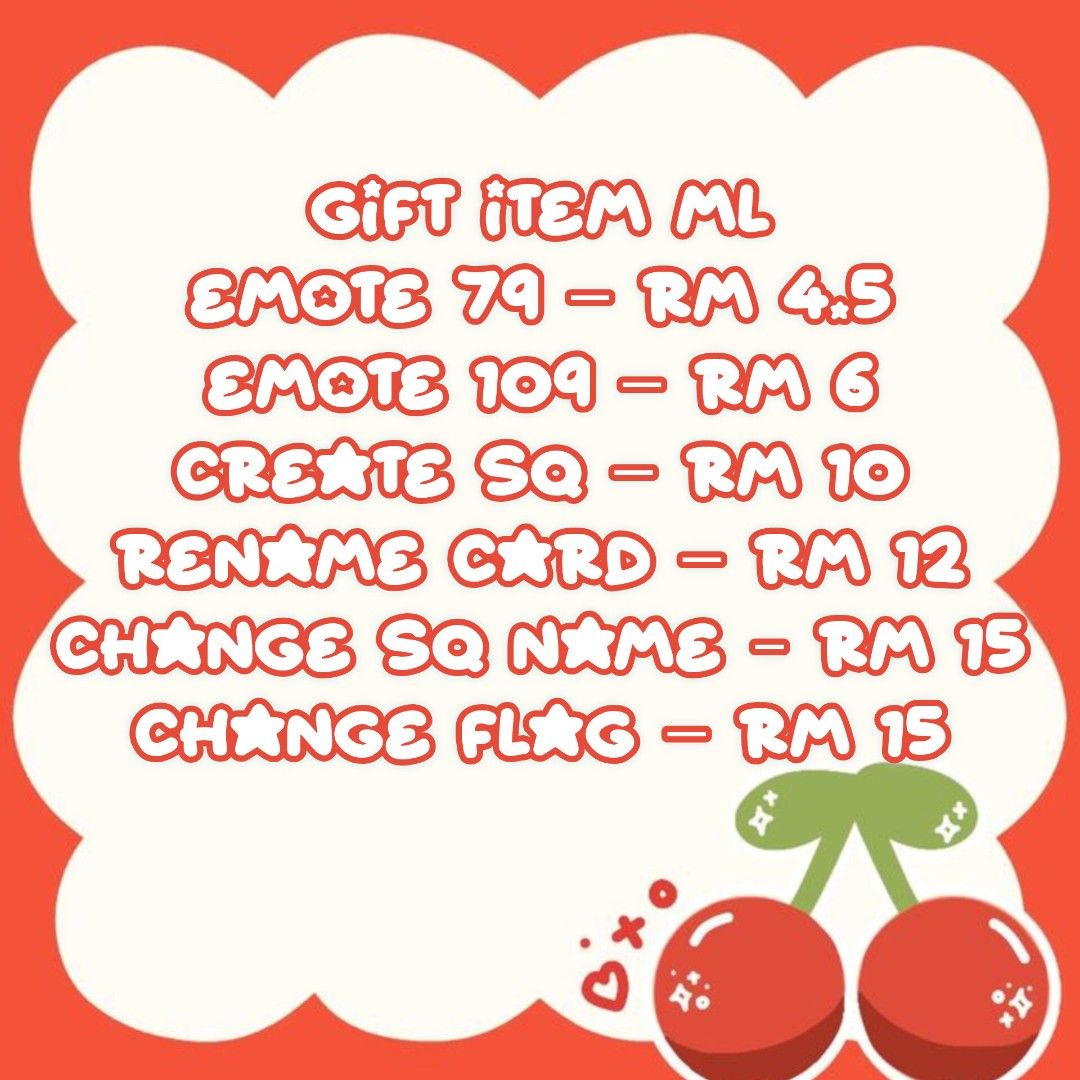 [8d] gift skin and item mlbb (basic, elite, special, epic, lightborn ...