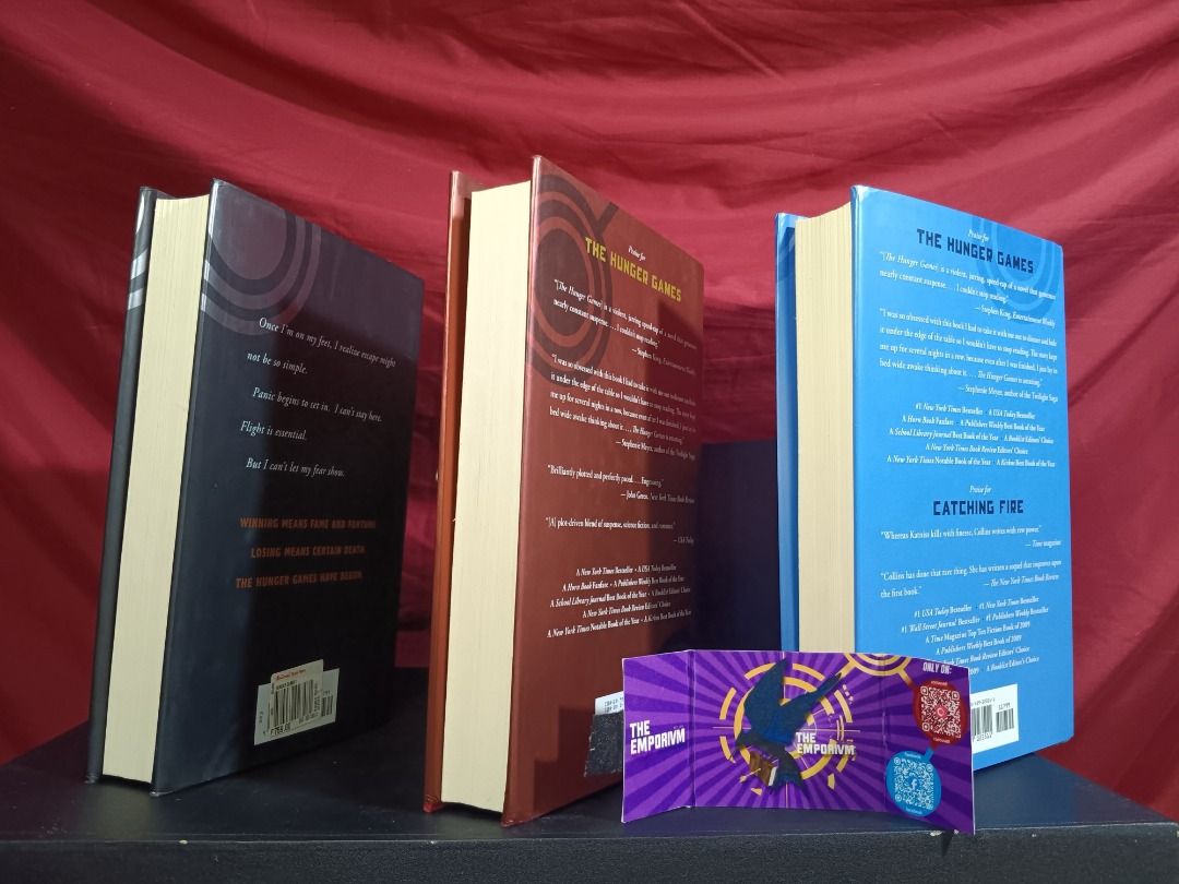 The Hunger Games trilogy set by Suzanne Collins (Ex-Library US ...