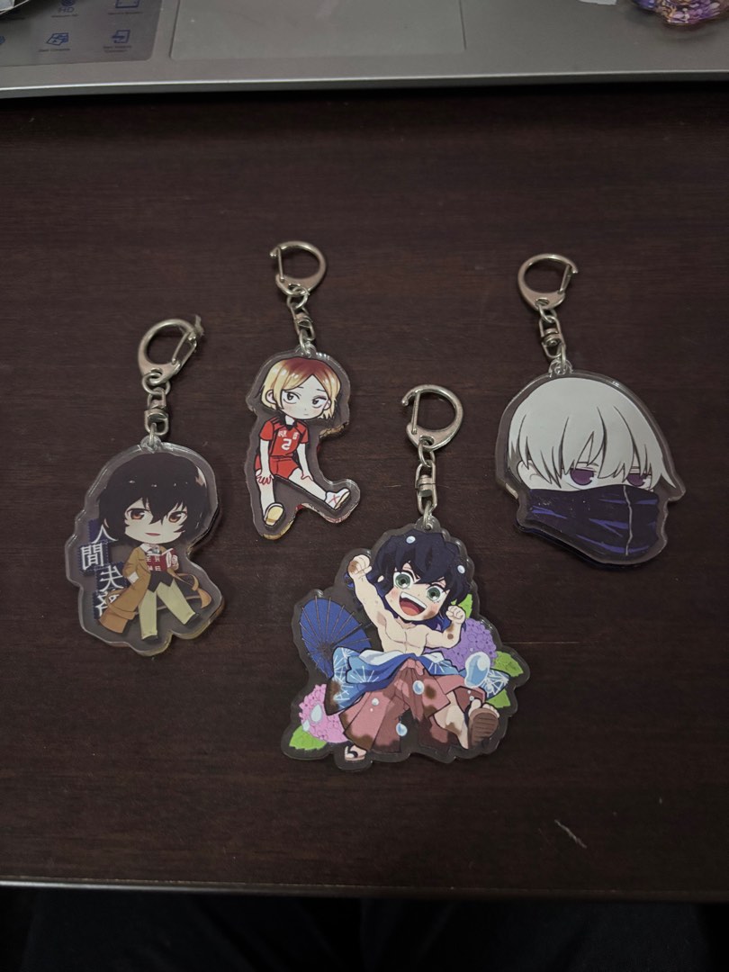 Anime Keychains Dazai Kenma Inosuke Inumaki (ALL), Hobbies & Toys ...