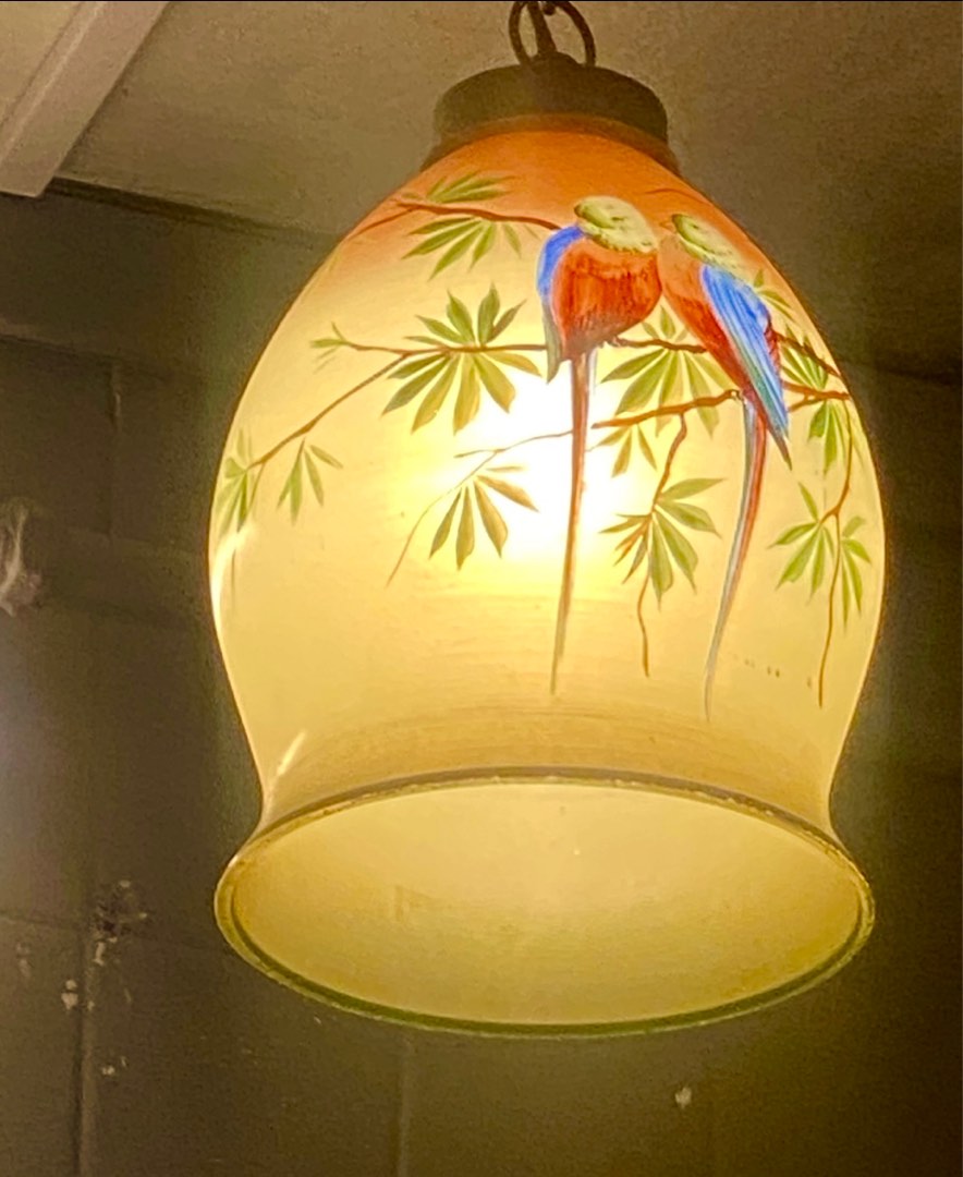 Antique Peranakan lamp娘惹古董灯, Hobbies & Toys, Memorabilia & Collectibles ...