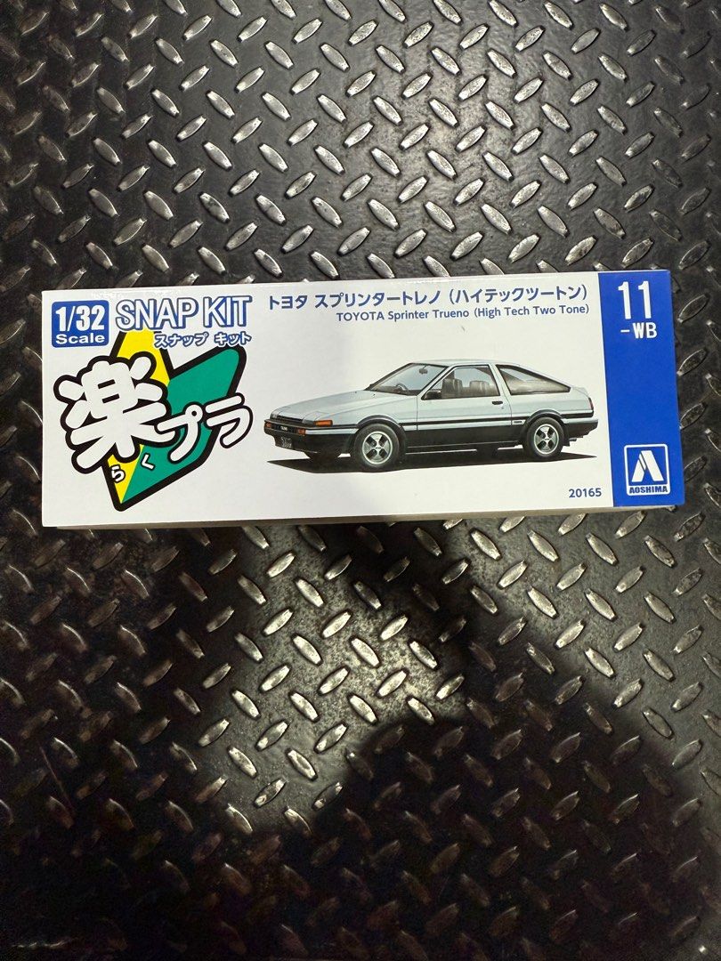 AOSHIMA SNAPKIT TOYOTA AE86 MODEL KIT, Hobbies & Toys, Toys & Games on ...