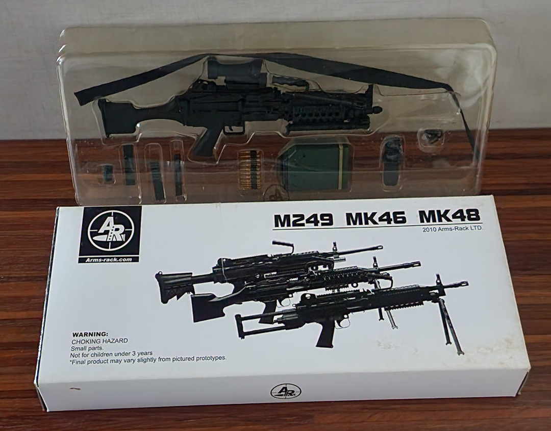 Arms-Rack MK48 (Black) (1/6 scale), Hobbies & Toys, Toys & Games on ...