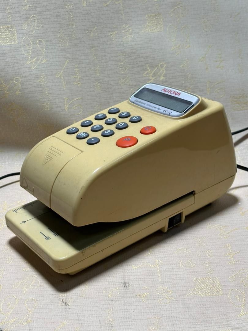Aurora Electronic Checkwriter EC-12, Computers & Tech, Office ...