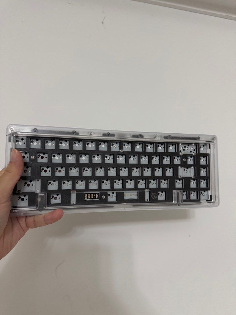 Bauer Lite Ghost custom mechanical keyboard hotswap, Computers & Tech ...