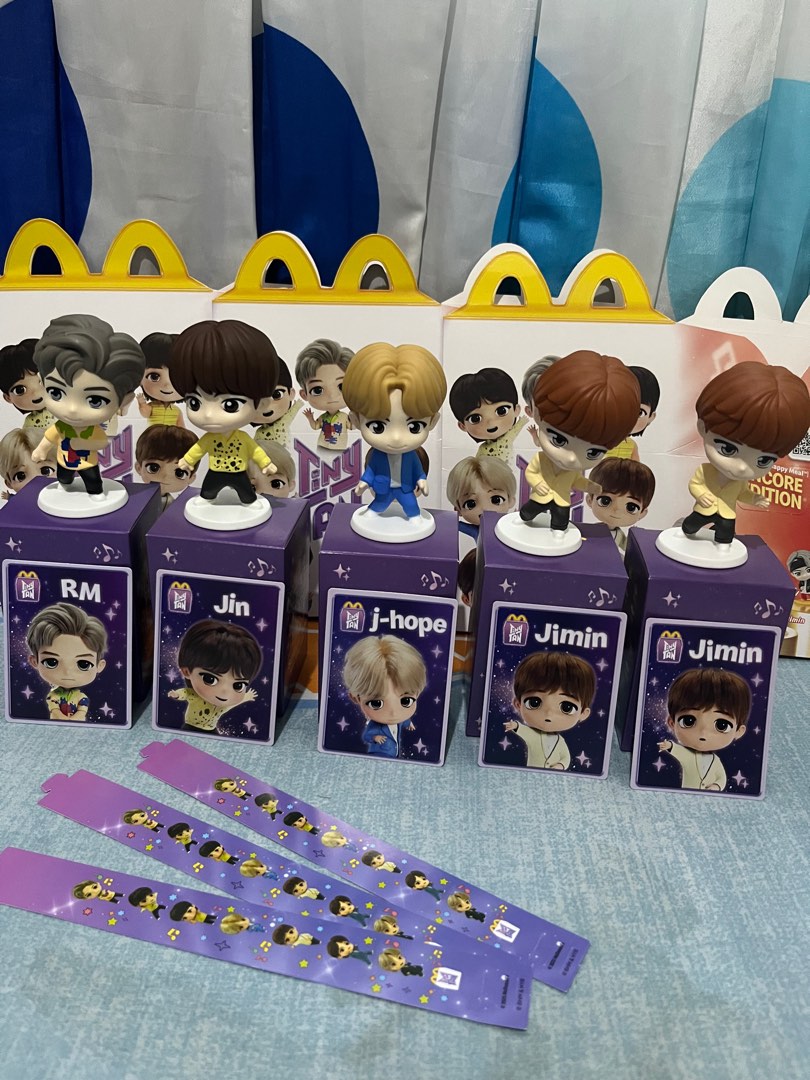 BTS McDonald's Happy Meal Toys, Hobbies & Toys, Toys & Games on Carousell