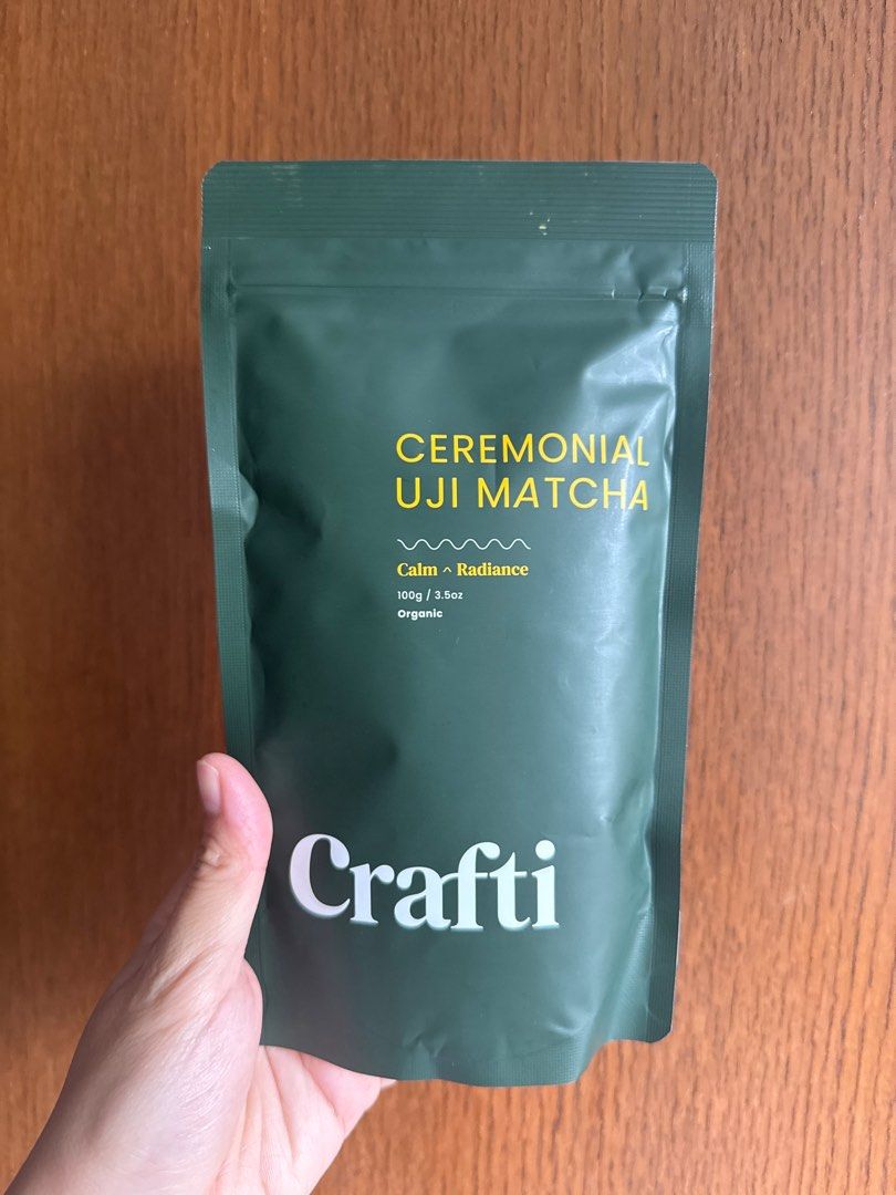 Crafti Ceremonial Uji Matcha, Food & Drinks, Beverages on Carousell