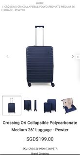 Crossing 20" luggage, Hobbies & Toys, Travel, Luggage on Carousell