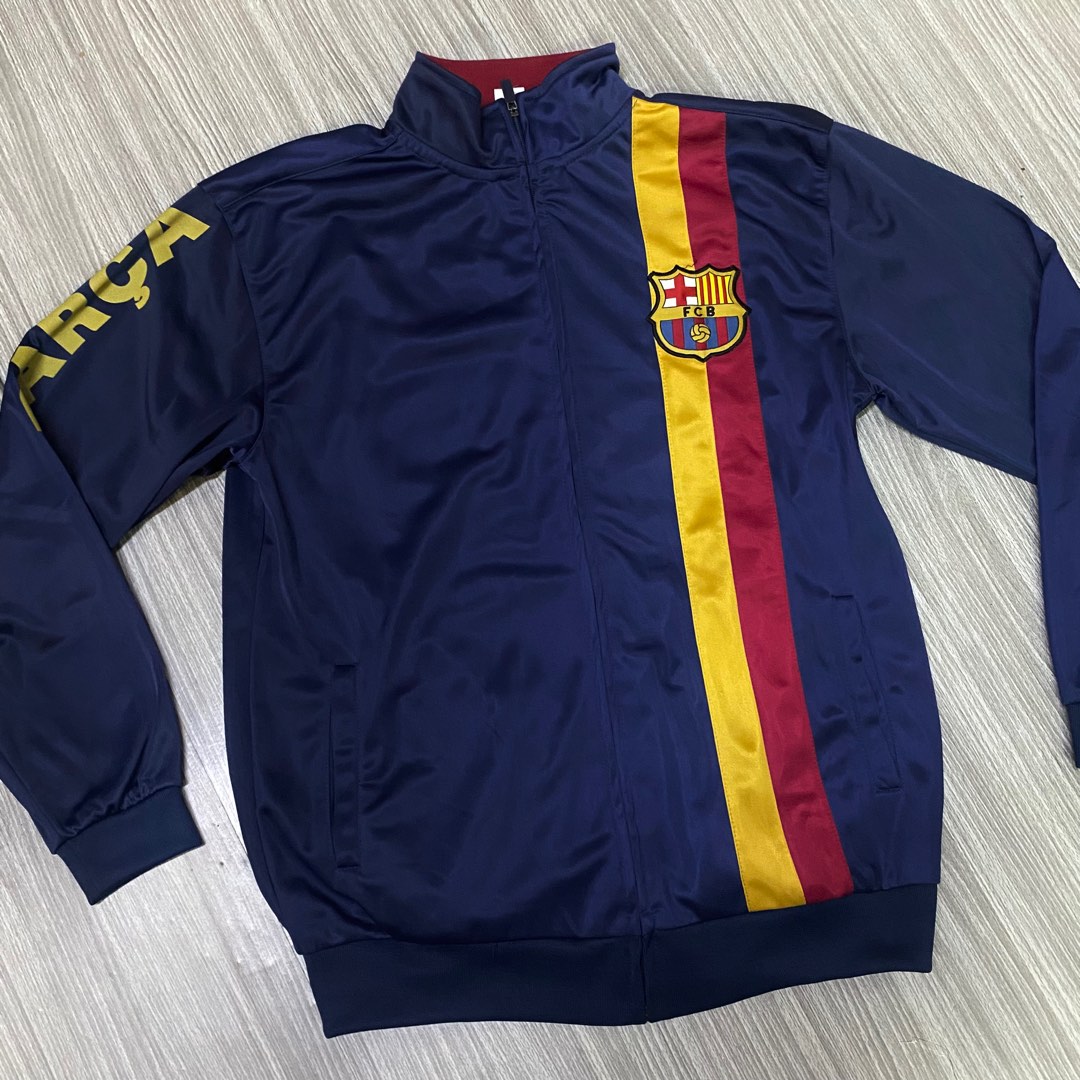 FCB BARCELONA TRACK TOP JACKET, Men's Fashion, Coats, Jackets and ...