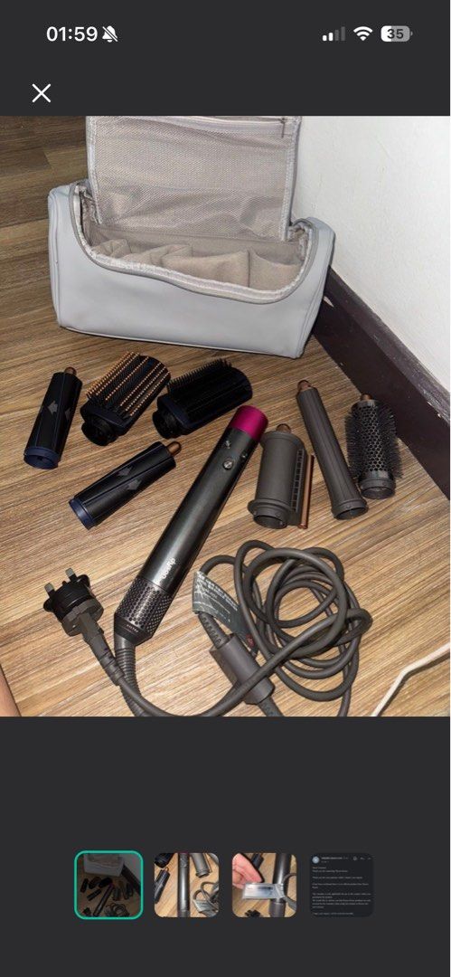 Full Set Dyson Airwrap HS01, Beauty & Personal Care, Hair on Carousell