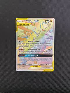 Garchomp & Giratina GX Tag Team Rainbow Rare, Hobbies & Toys, Toys ...