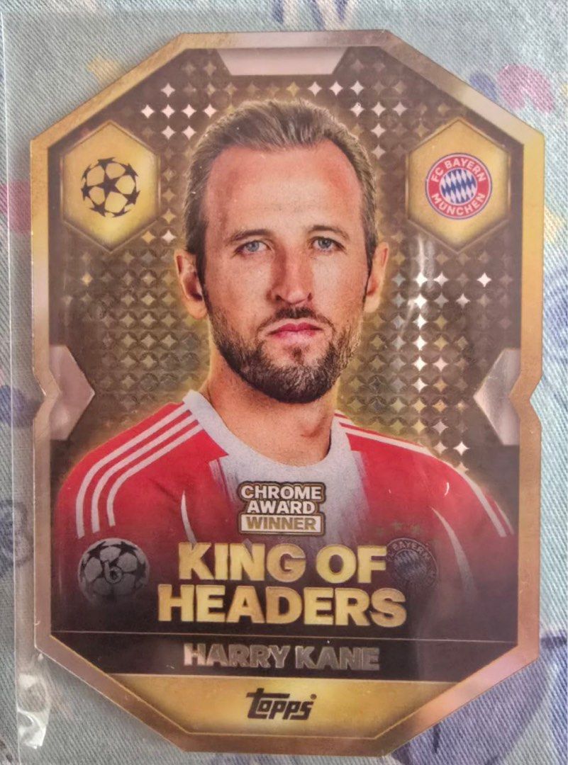 HARRY KANE CHROME AWARD WINNER MATCH ATTAX 2025/2026 25/26, Hobbies & Toys, Memorabilia ...