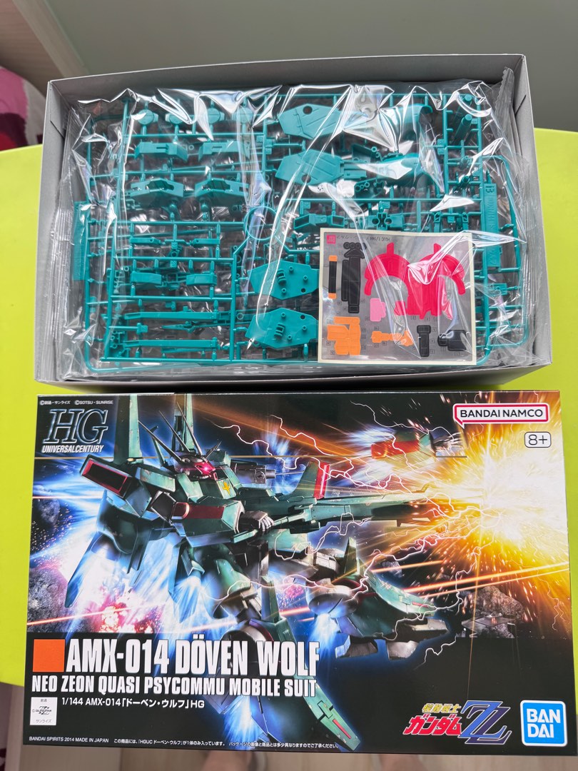 HGUC ZZ Gundam Doven Wolf, 興趣及遊戲, 玩具 & 遊戲類 - Carousell