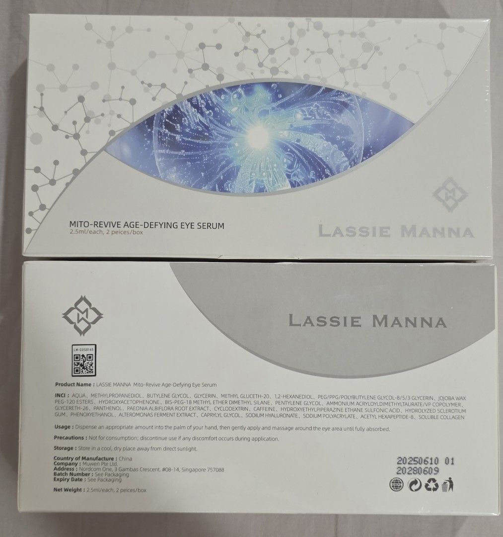 Lassie Manna Age Defying Eye Serum, Beauty & Personal Care, Face, Face ...