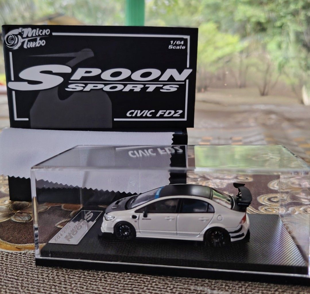 Micro Turbo Spoon Sports Civic FD2 1/64 Scale, Hobbies & Toys, Toys ...