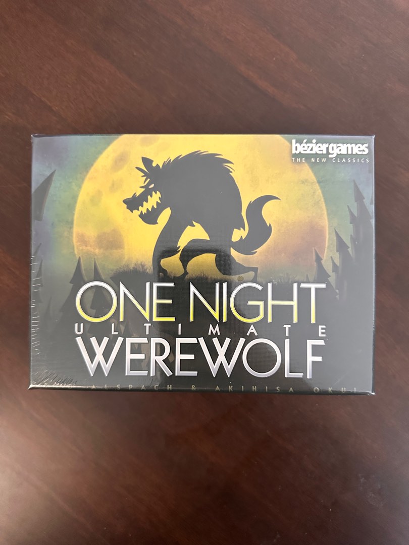 One Night Werewolf Boardgame, Hobbies & Toys, Toys & Games on Carousell