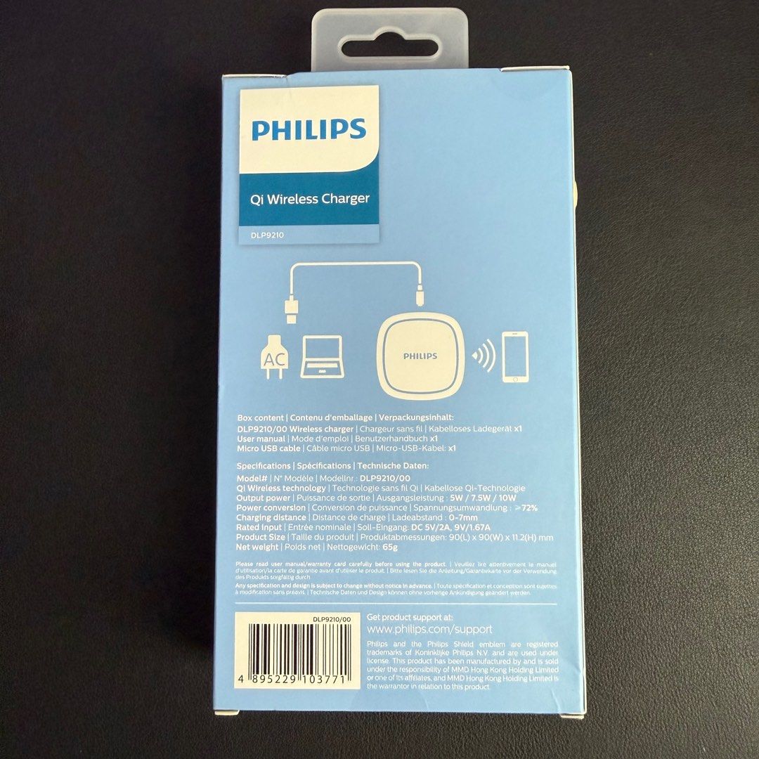 Philips Qi wireless charger, Computers & Tech, Parts & Accessories, Chargers on Carousell