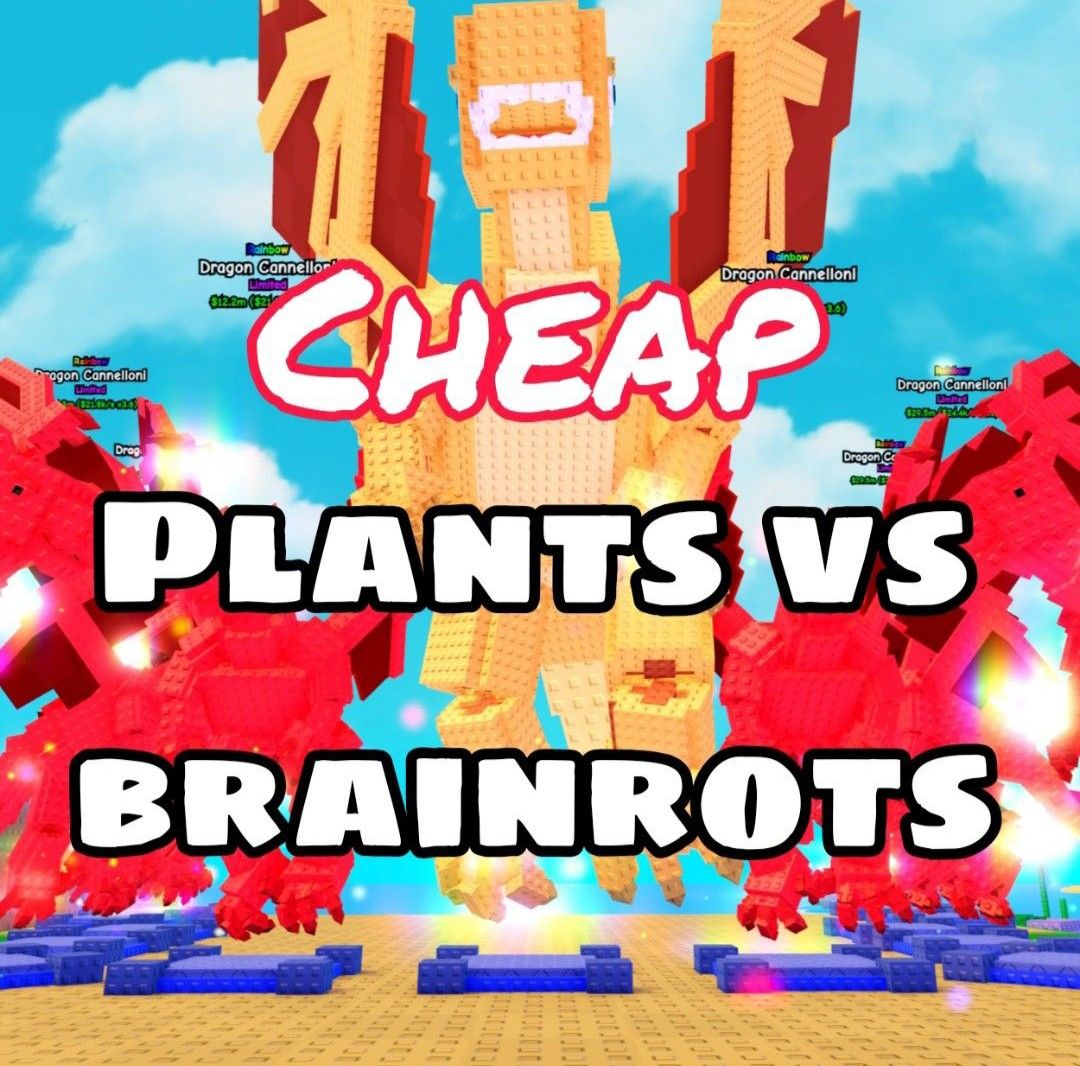 PLANTS VS BRAINROTS Cheapest PVB (Rebirth Packs | Mango | Mr Carrot ...