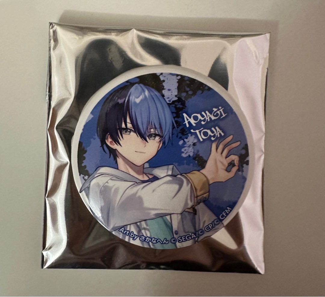 Project Sekai Aoyagi Toya Badge (official), Hobbies & Toys ...