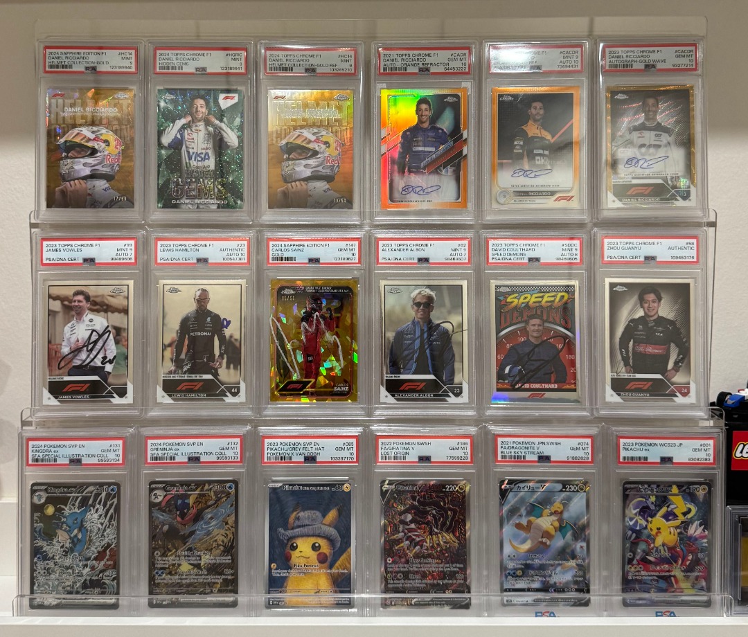 PSA acrylic display SHELF (Pre-Order / Custom) Graded Guard Pokemon One ...