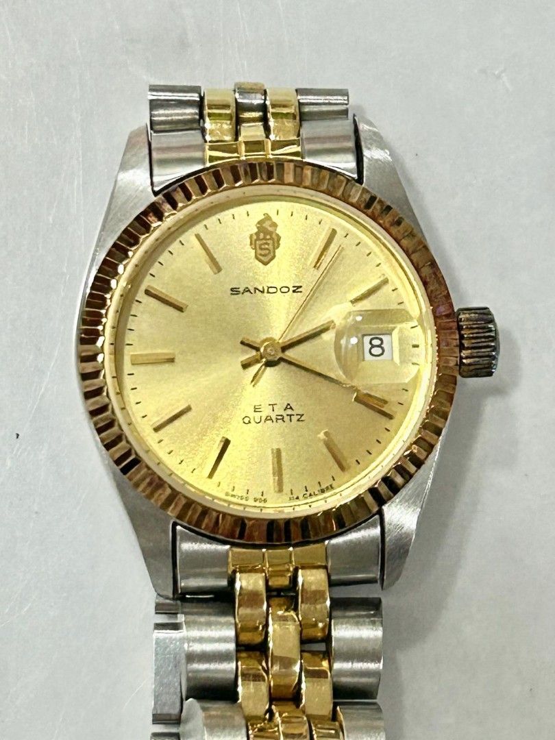 Sandoz ETA Quartz Watch, Women's Fashion, Watches & Accessories ...