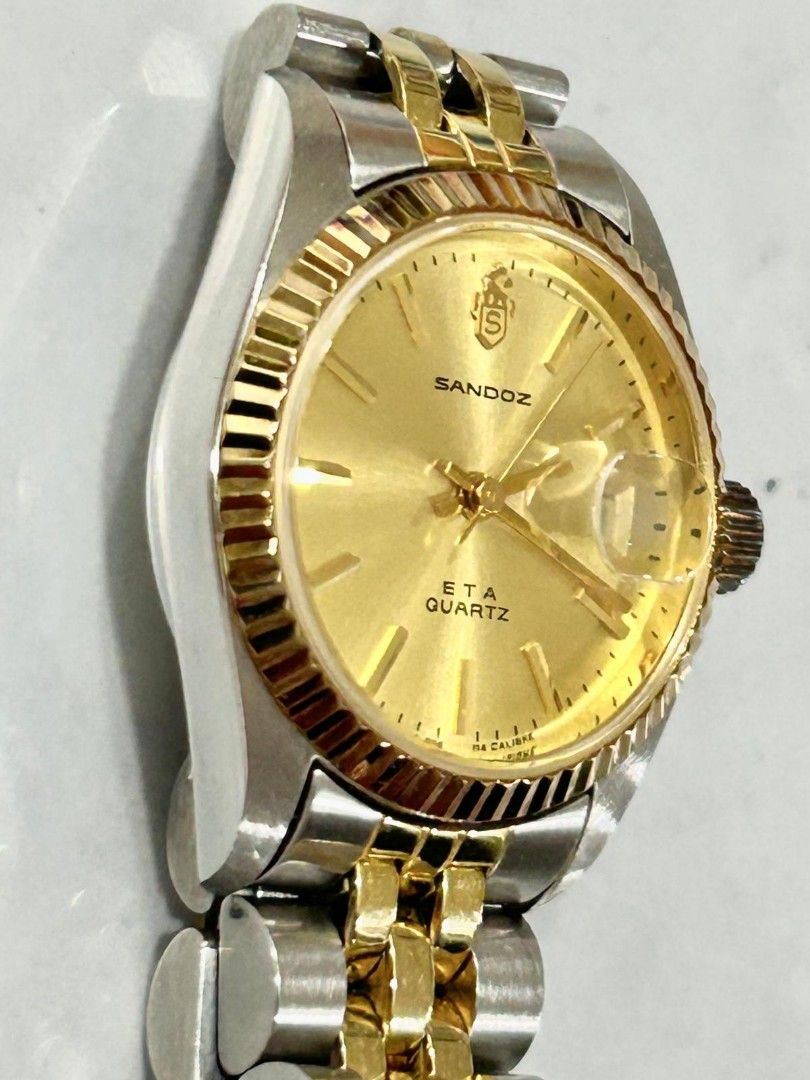 Sandoz ETA Quartz Watch, Women's Fashion, Watches & Accessories ...
