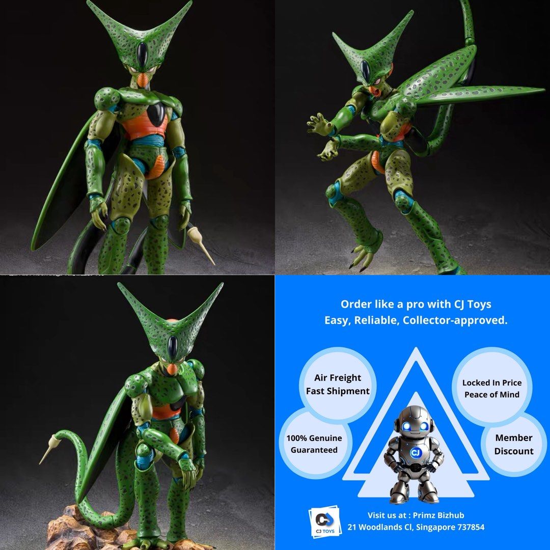 s.h.figuarts SHF CELL FIRST FORM REISSUE, Hobbies & Toys, Toys & Games ...