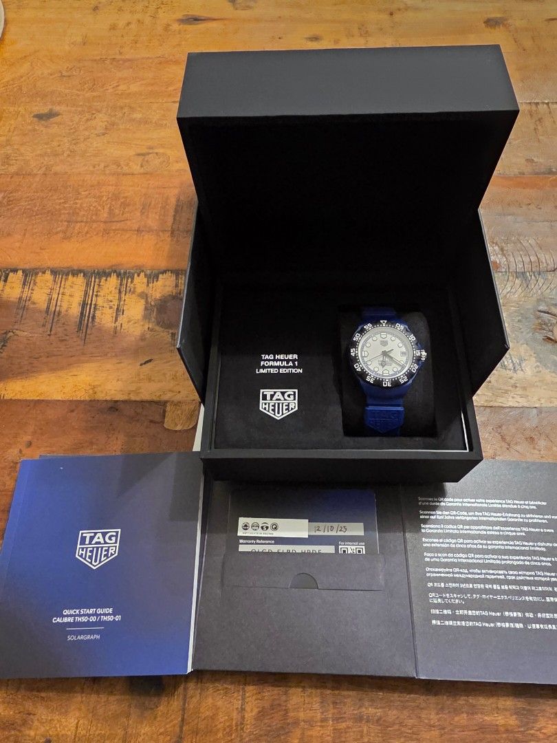 Tag Heuer Formula 1 Singapore Grand Prix Limited Edition Watch, Luxury ...