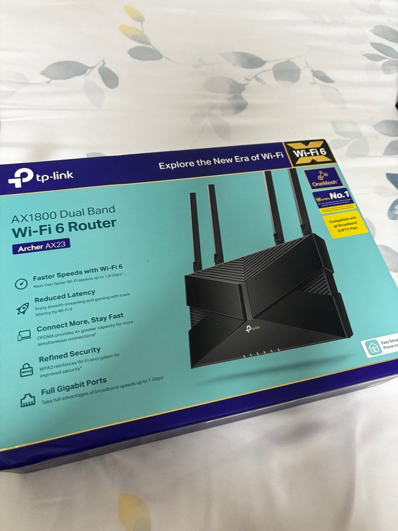 TP-Link AX1800 Dual Band Wi-Fi 6 Router, Computers & Tech, Parts ...