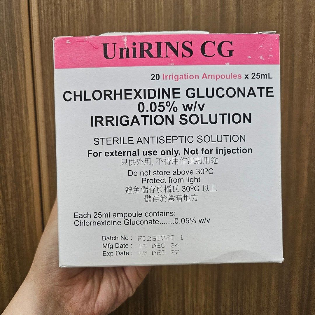 UniRINS CG Chlorhexidine Gluconate Irrigation Solution, Health ...