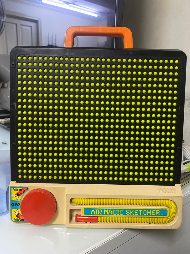 Vintage 1986 tomy preschool air magic sketcher draw with air Toy ...