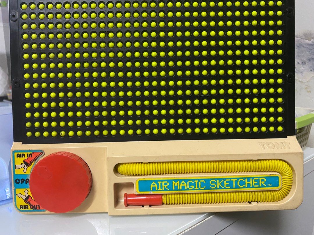 Vintage 1986 tomy preschool air magic sketcher draw with air Toy ...