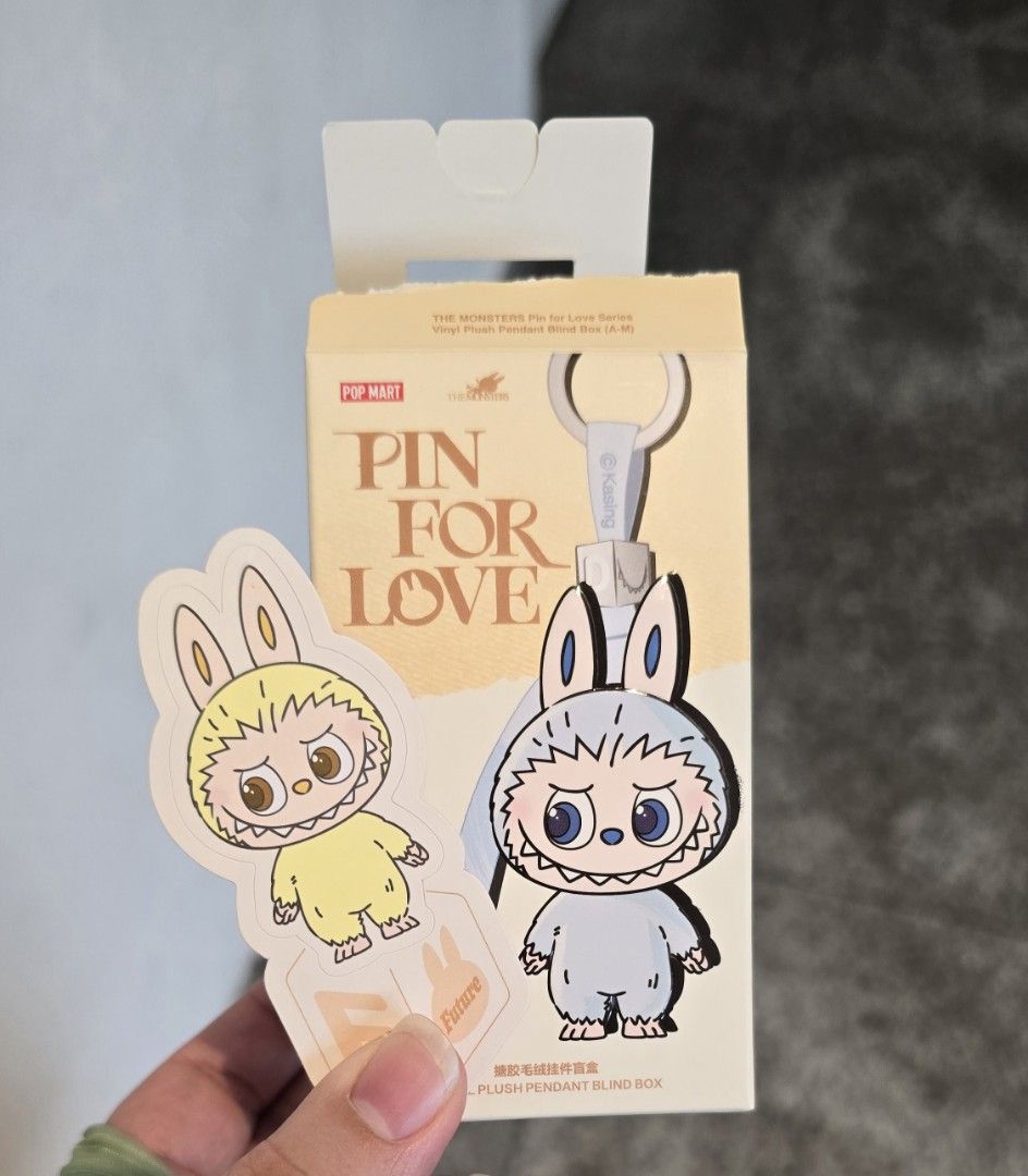 Wts/lfb Popmart The Monsters Pin For Love Series - Vinyl Plush Pendant ...
