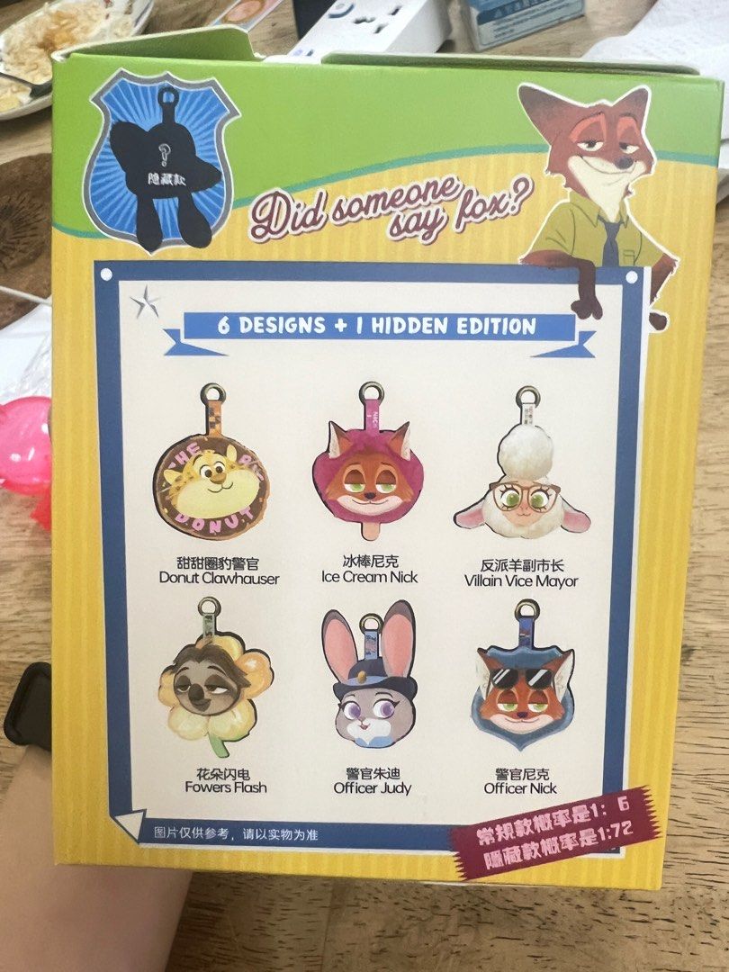 Zootopia Plush Keychain, Hobbies & Toys, Toys & Games on Carousell