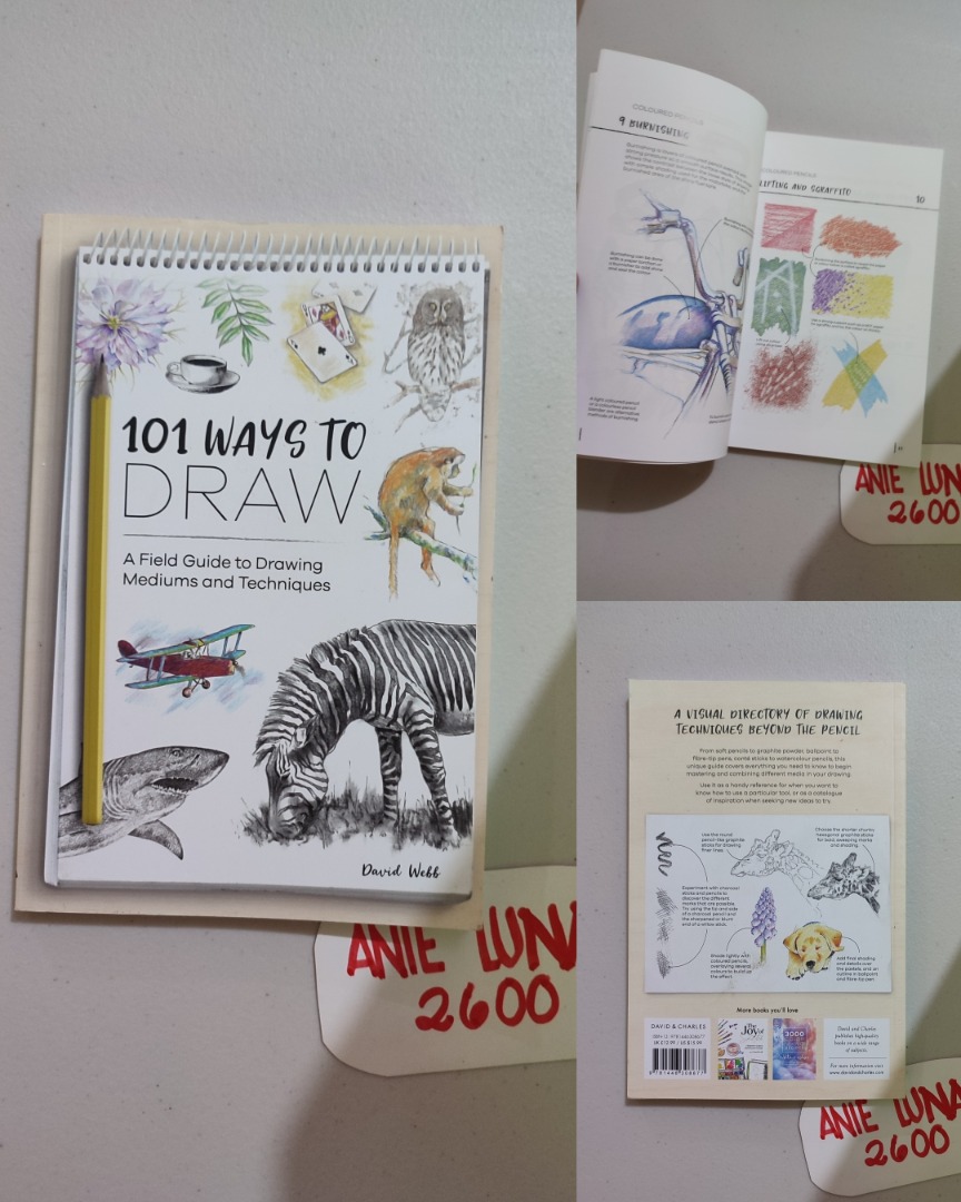 101 Ways to Draw reference book, Hobbies & Toys, Books & Magazines ...
