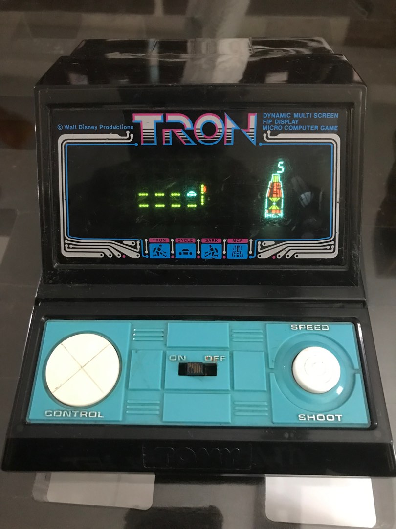 1981 TRON Table Top Game (Transparent), Video Gaming, Video Game ...