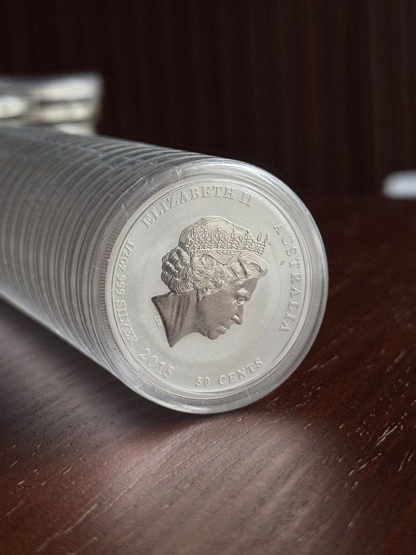 2015 1/2 oz Roll Silver Year of the Goat Perth Mint Lunar Series 2 ...