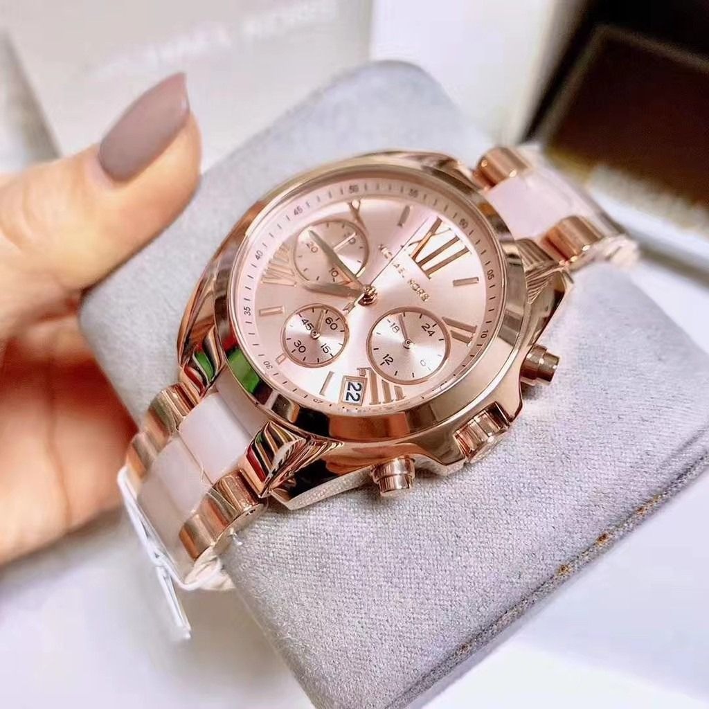 💥 BIG DIWALI SALE 💥 Michael Kors Analog Rose Dial Women's Watch MK6066 ...