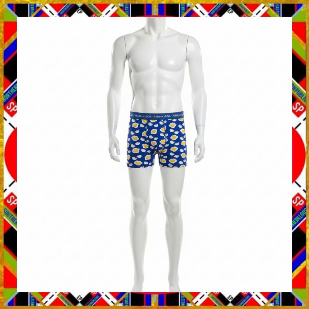 ♻️CLEARANCE SALE‼️ C.E. Main and Local Eggsw Blue Boxers for Men (0243 ...