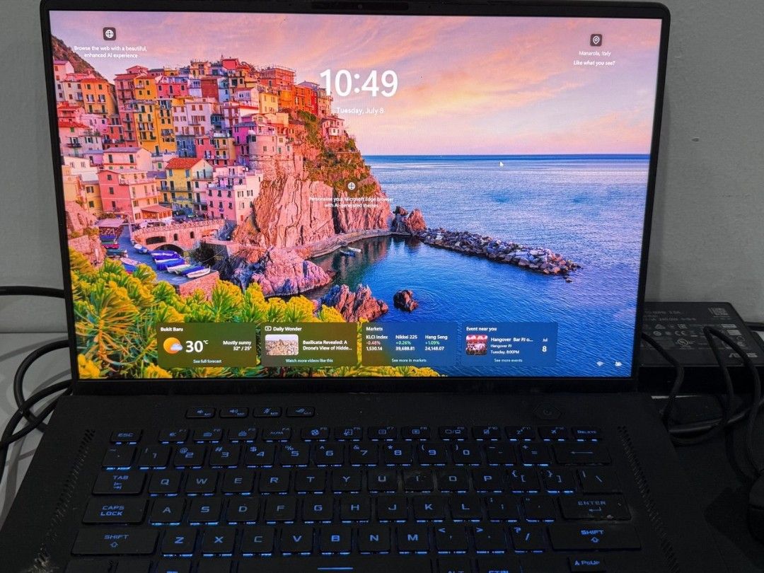 Asus ROG Zephyrus M16 RTX 3080 Ti i9-12900H 32GB Ram 2022 Gaming Laptop ...