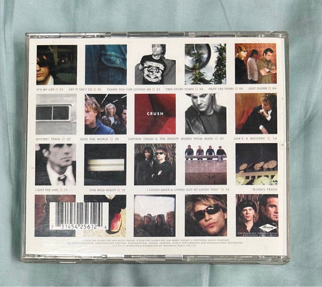 Bon Jovi – Crush (Original 2000 CD Album – Mercury Records) with ...