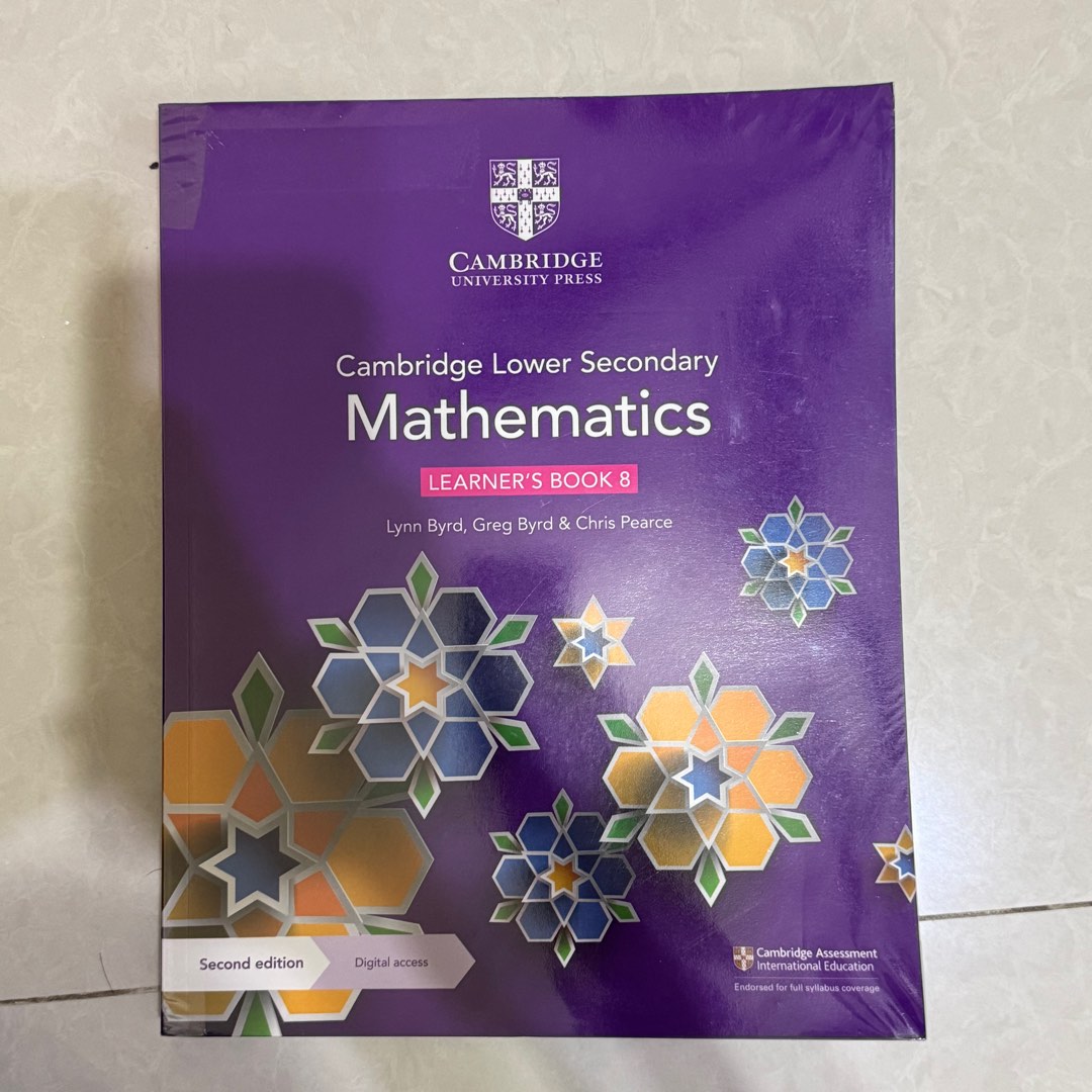 NEW Cambridge Lower Secondary Mathematics Learner's Book 8, Hobbies ...