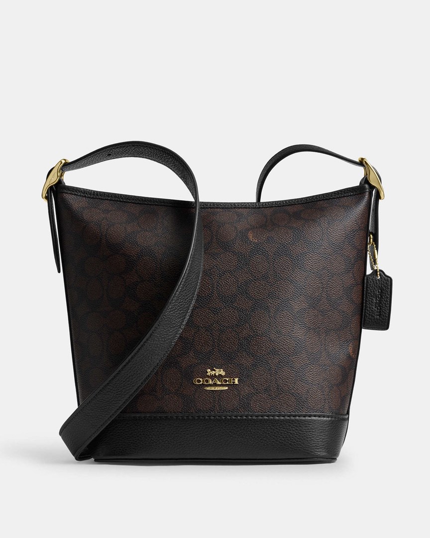 Coach Jude Duffle Bag in Signature Canvas, Women's Fashion, Bags ...
