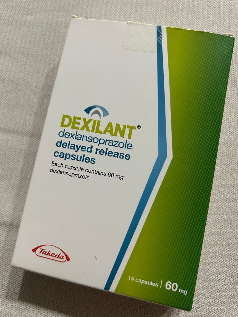 Dexilant 14 capsules expire 12/2025, Health & Nutrition, Health ...